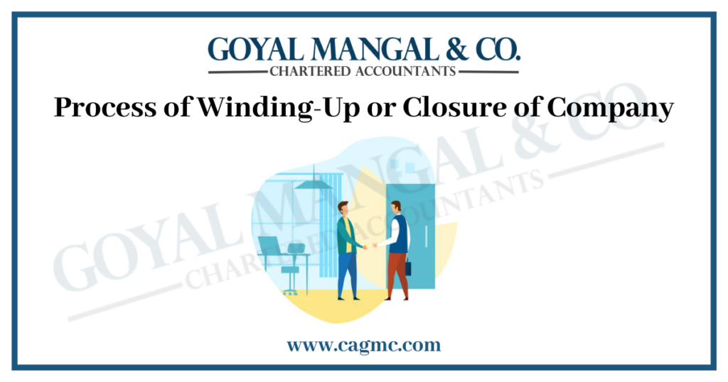 Process of Winding-Up or Closure of Company - Goyal Mangal & Company