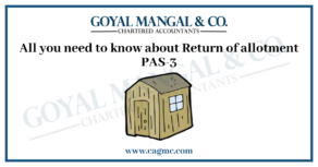 All you need to know about Return of allotment PAS-3 - CAGMC