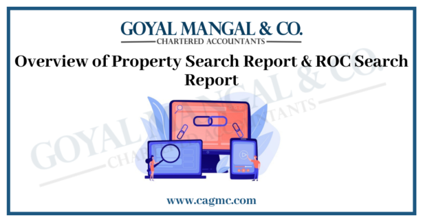 Property Search Report & ROC Search Report - CAGMC