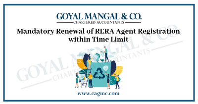 Renewal of RERA Agent Registration - Goyal Mangal & Company