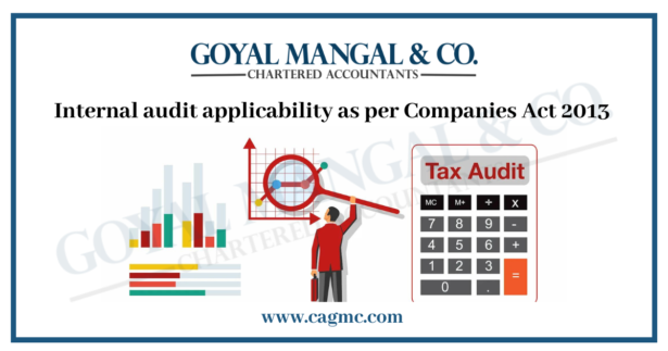 Internal audit applicability under Companies Act - CAGMC
