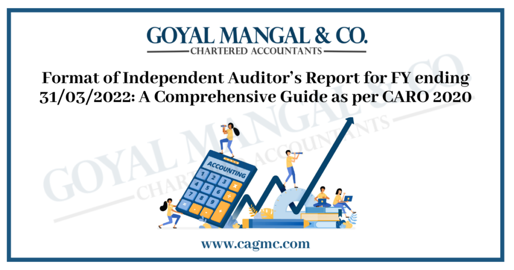 Format of Independent Auditor’s Report - CAGMC