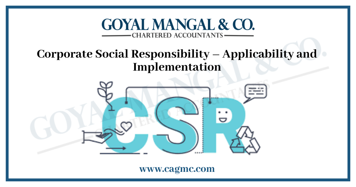 Corporate Social Responsibility (CSR) - Goyal Mangal & Company