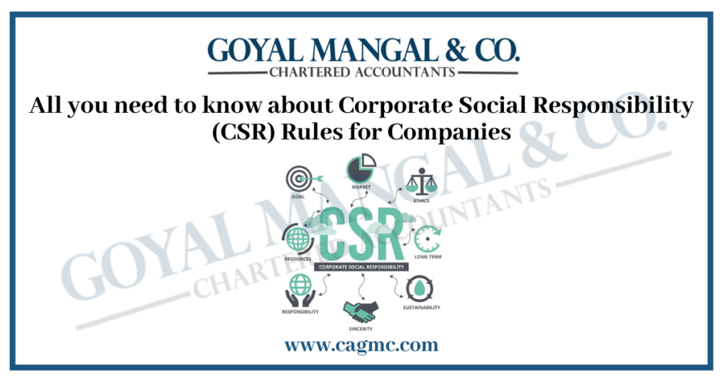 Corporate Social Responsibilities rules for companies - CAGMC
